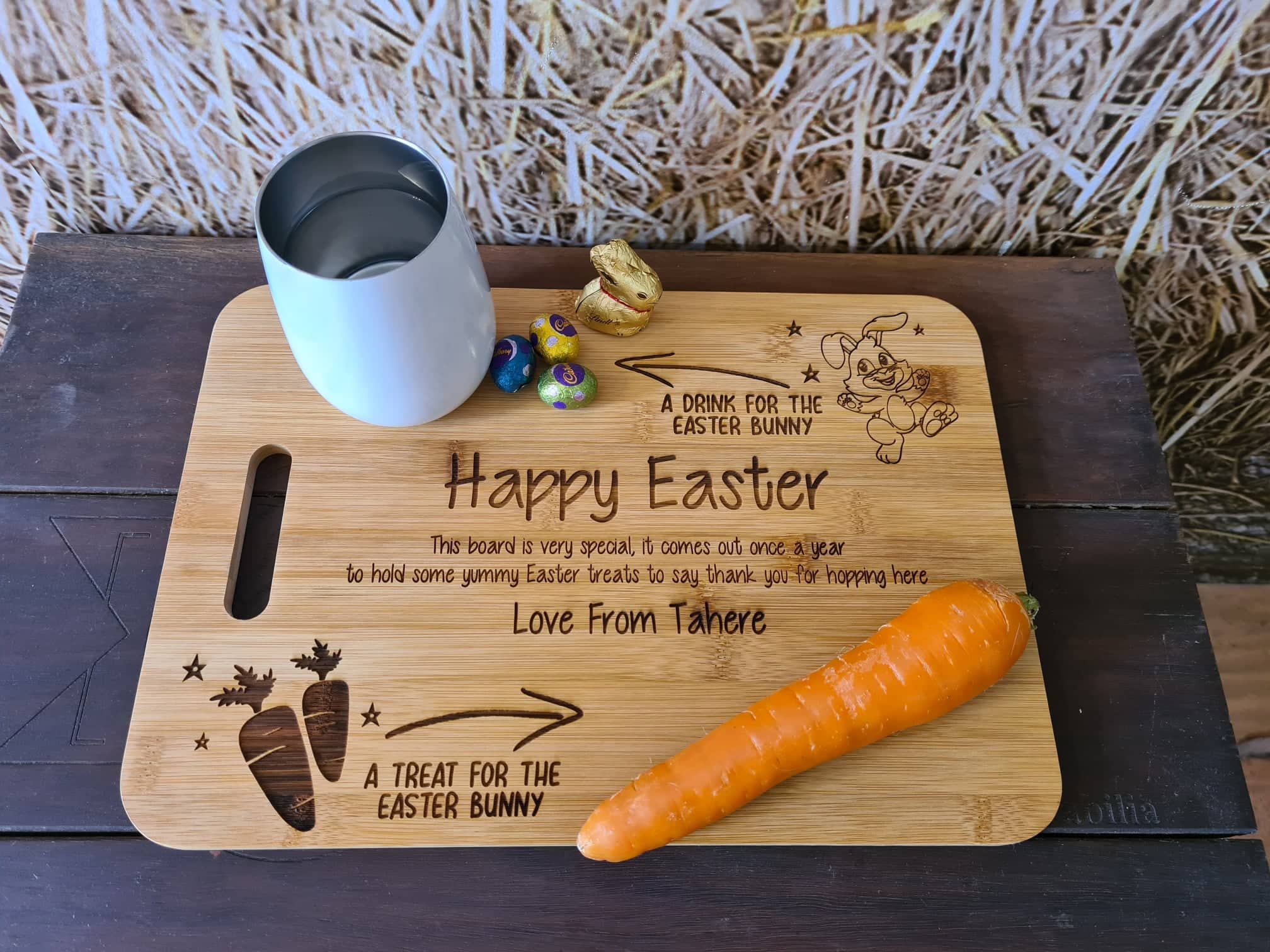 Personalised Easter Board - Next Level Laser Designs