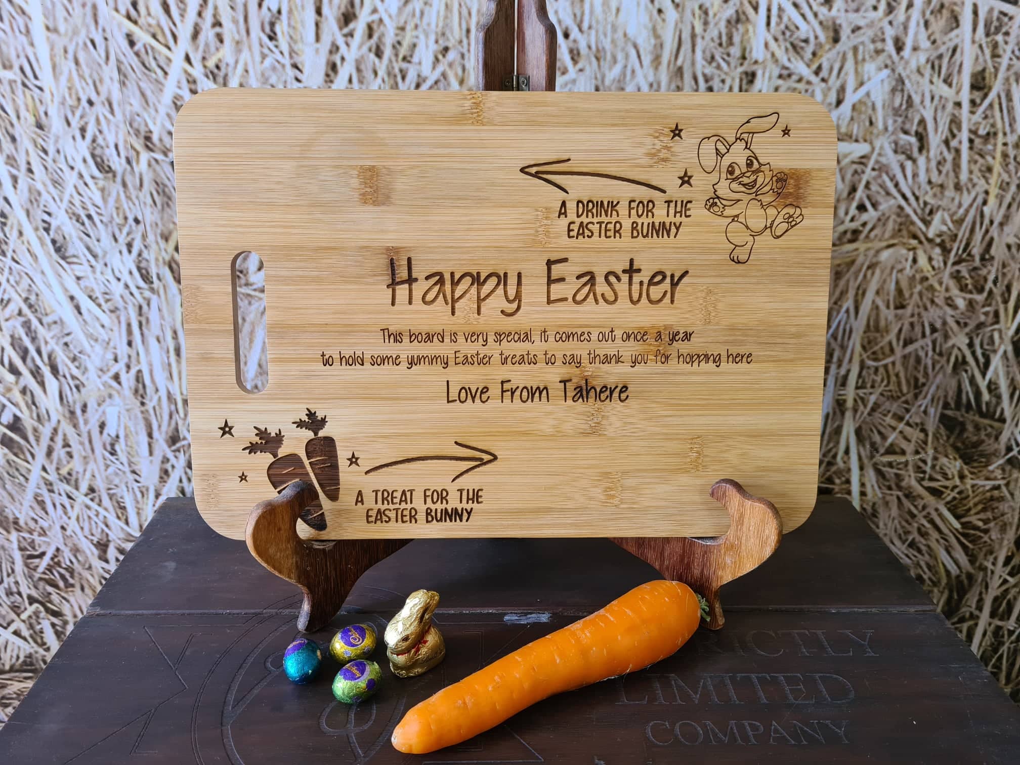 Personalised Easter Board - Next Level Laser Designs